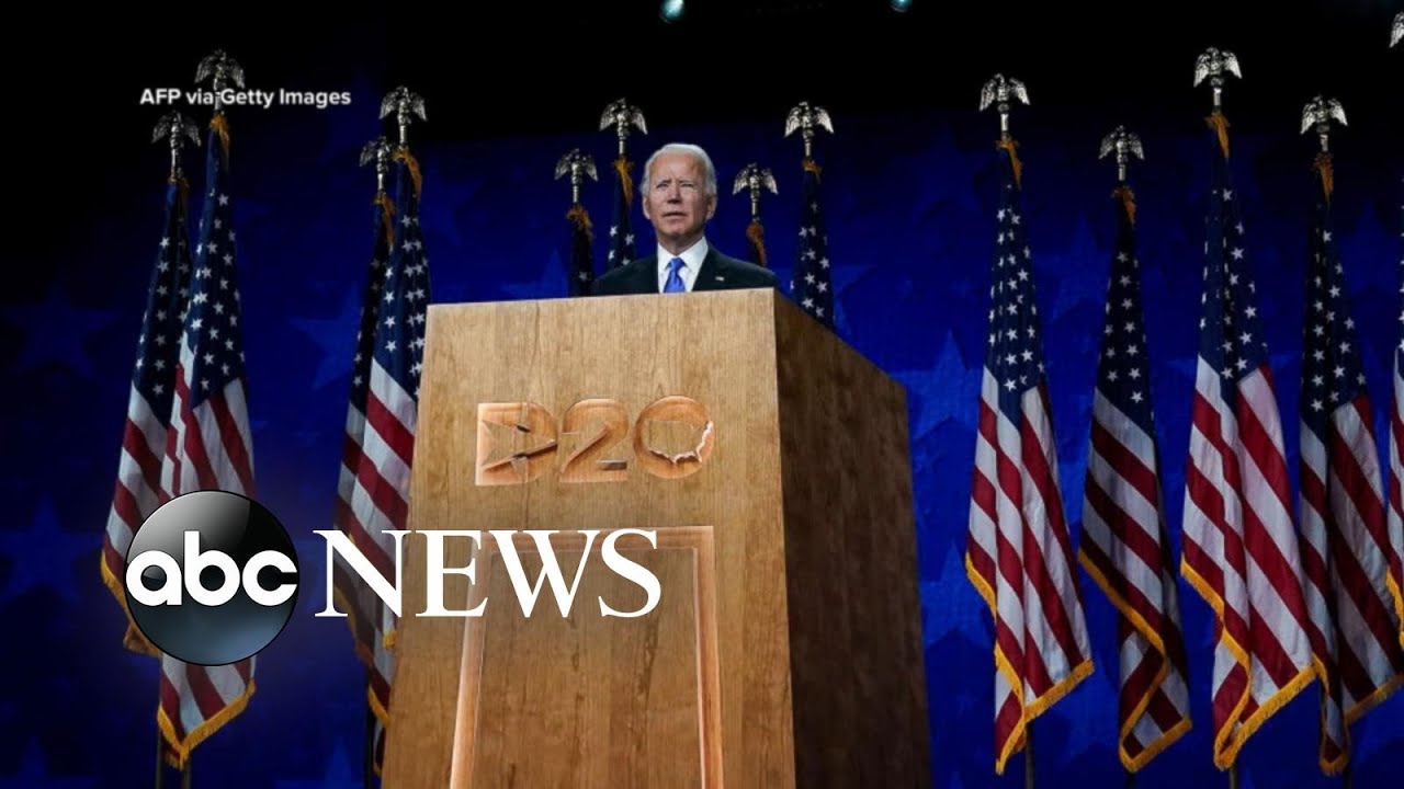 Joe Biden accepts Democratic presidential nomination