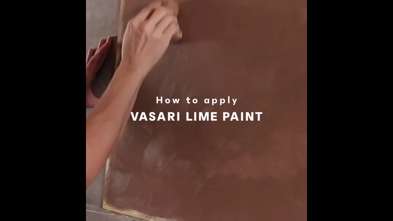 How to apply Vasari Lime Paint