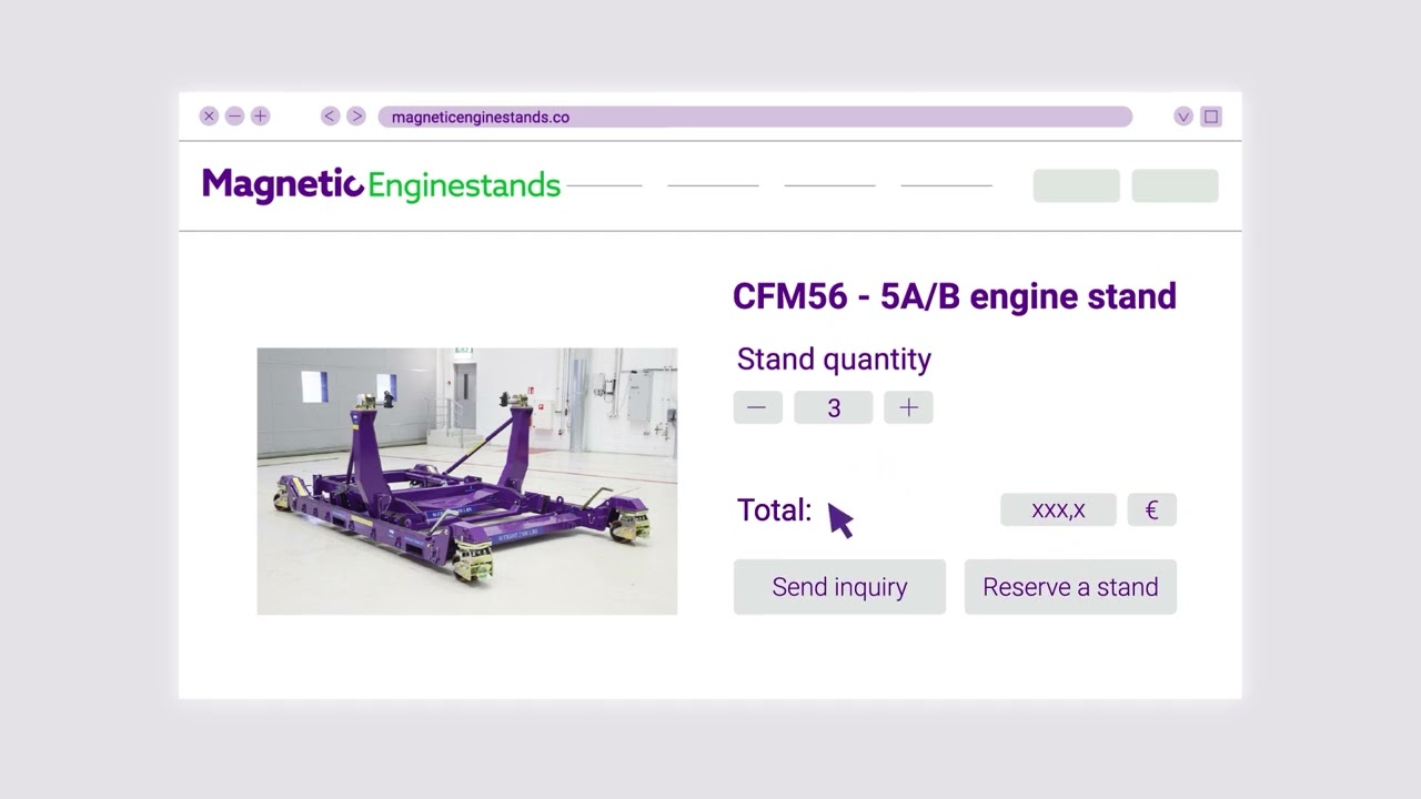 MagneticEnginestands.co - quick guide how to book or reserve stand online