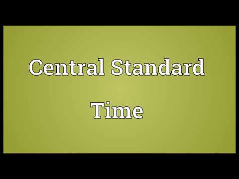 Central Standard Time Meaning | Wordogram