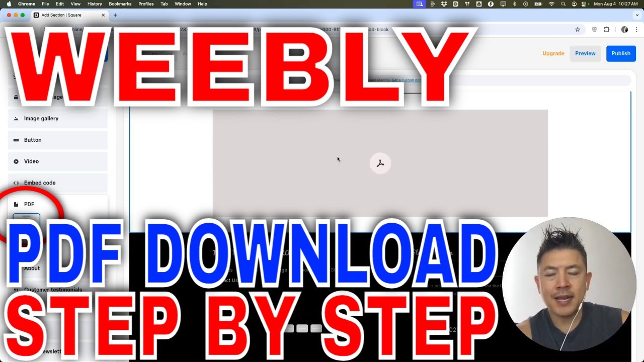 ✅ How To Add PDF Download To Weebly Website 🔴