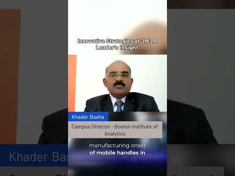 Khader Basha - Innovative Strategies at 3M: A Leader's Insight
