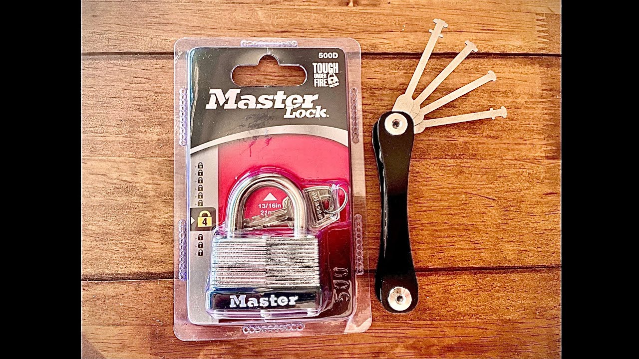 Covert Companion Vs Master Lock 500D- Warded Lock