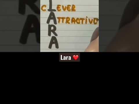 Meaning of the LARA #meaning #name #lara