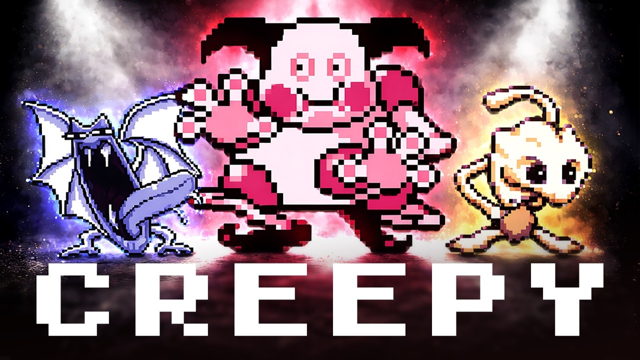 The Creepiest Pokémon Gen 1 Sprites in Red & Blue