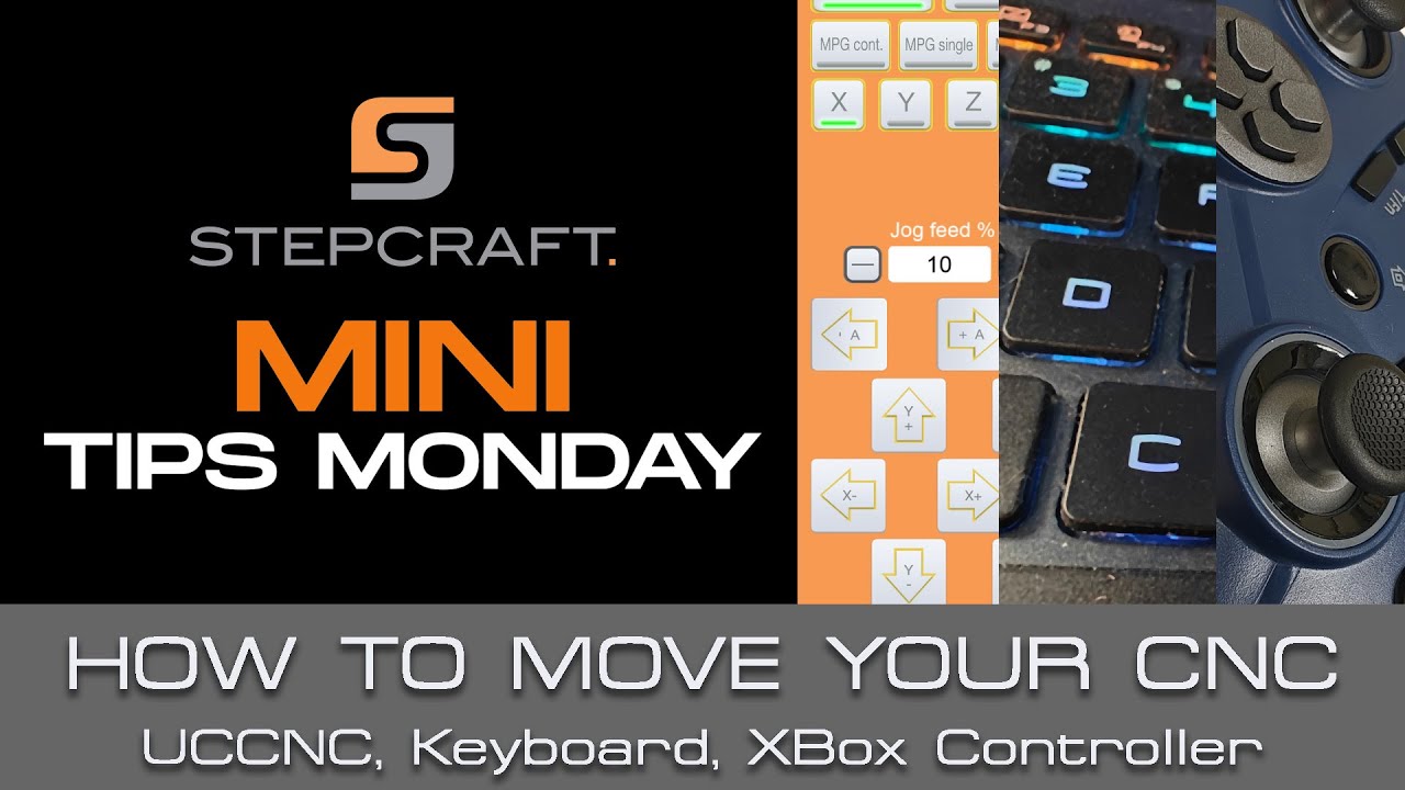 Mini Tips Monday - Controlling your CNC with an Xbox 360 Controller and More!