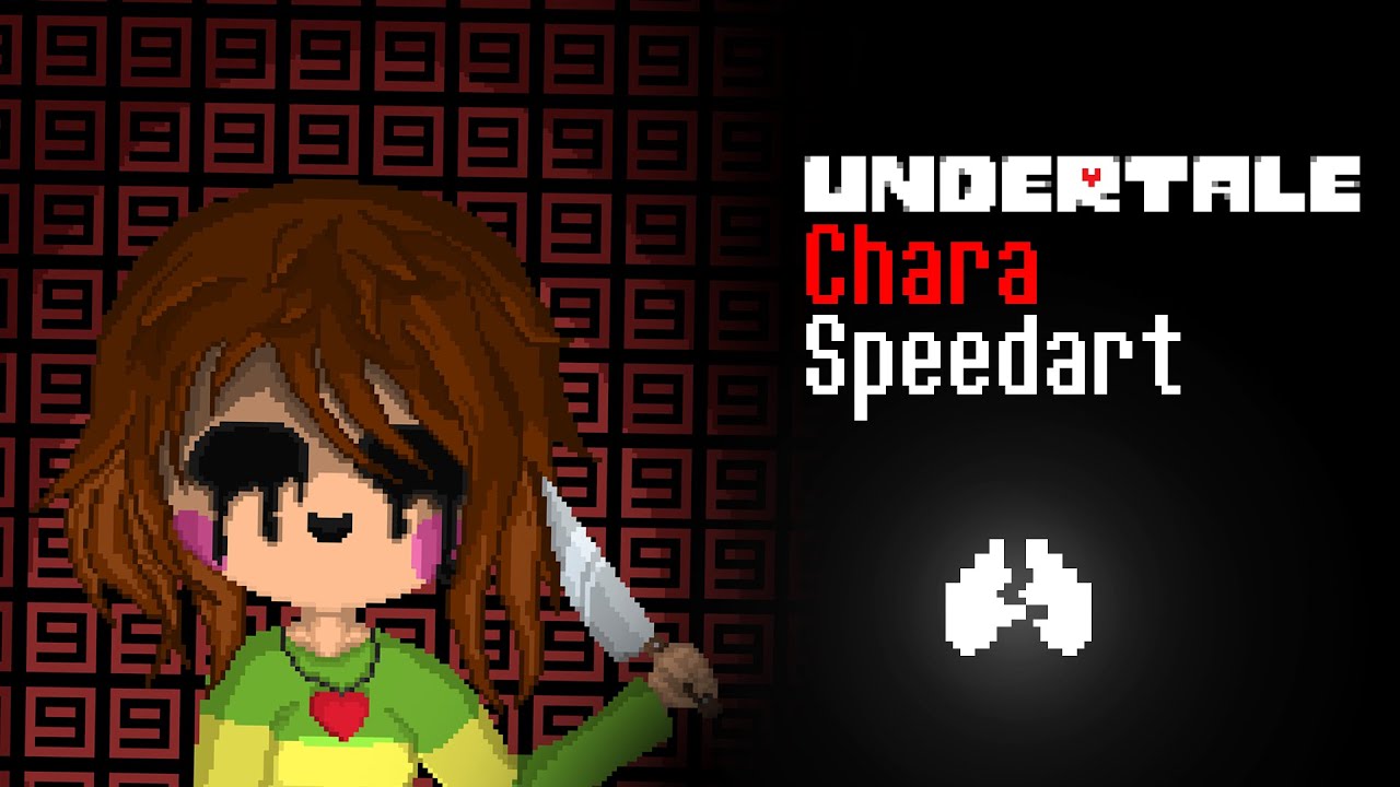 Undertale CHARA pixel art speedart