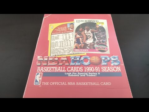NBA HOOPS 1990-91 SERIES 2 WAX BOX!