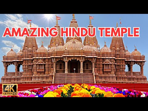 AMAZING Hindu Temple in Chino Hills, CA - BAPS Shri Swaminarayan Mandir | 4K Ultra HD