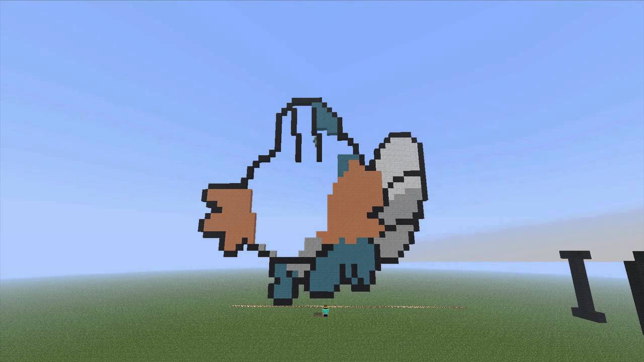 Minecraft Mudkip Speed Build(IMakePewPew)