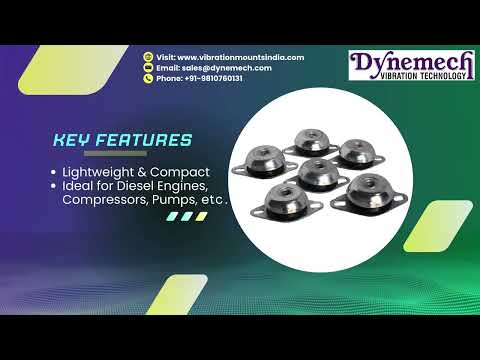 Dynemech’s Compac Machinery Mount Series DHCompact power and Complete Isolation for the machines.