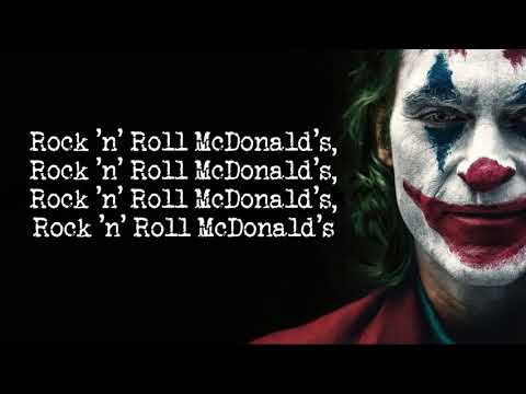 Rock N' Roll McDonald's - Wesley Willis - DEEP JOKER LYRICS VIDEO