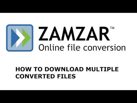 How to download converted files from your Zamzar account