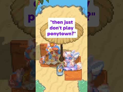 Love the game, but the community is a bit ehhh #ponytown #mlp #mylittleponygame #fyp #relateable #oh