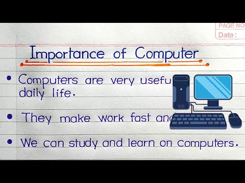 10 Lines on Importance of Computer | Importance of Computer essay in English |