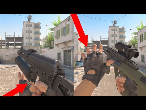 All new weapon animations in CS2 vs CS:GO