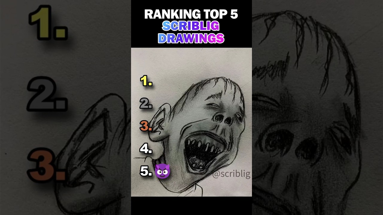 Ranking Top 5 Scriblig Drawings!