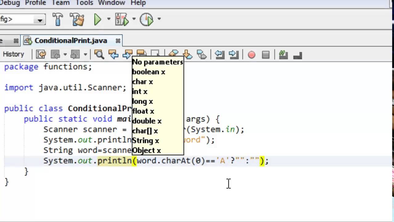 java tutorials (urdu) NFN 51 conditional print