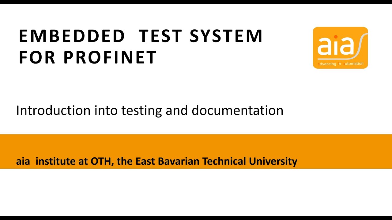 Introduction into testing and documentation
