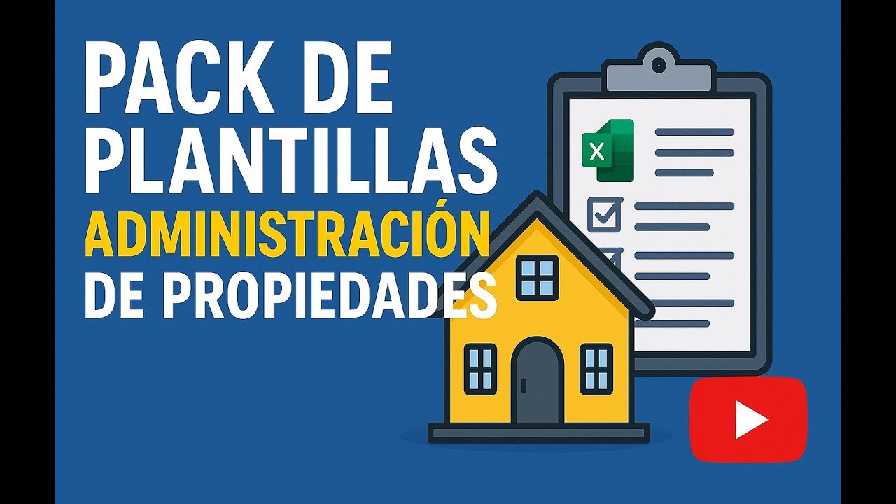 💥 PLANTILLAS en EXCEL de ADMINISTRACION DE PROPIEDADES 📊 ¡GRATIS y LISTAS para USAR!