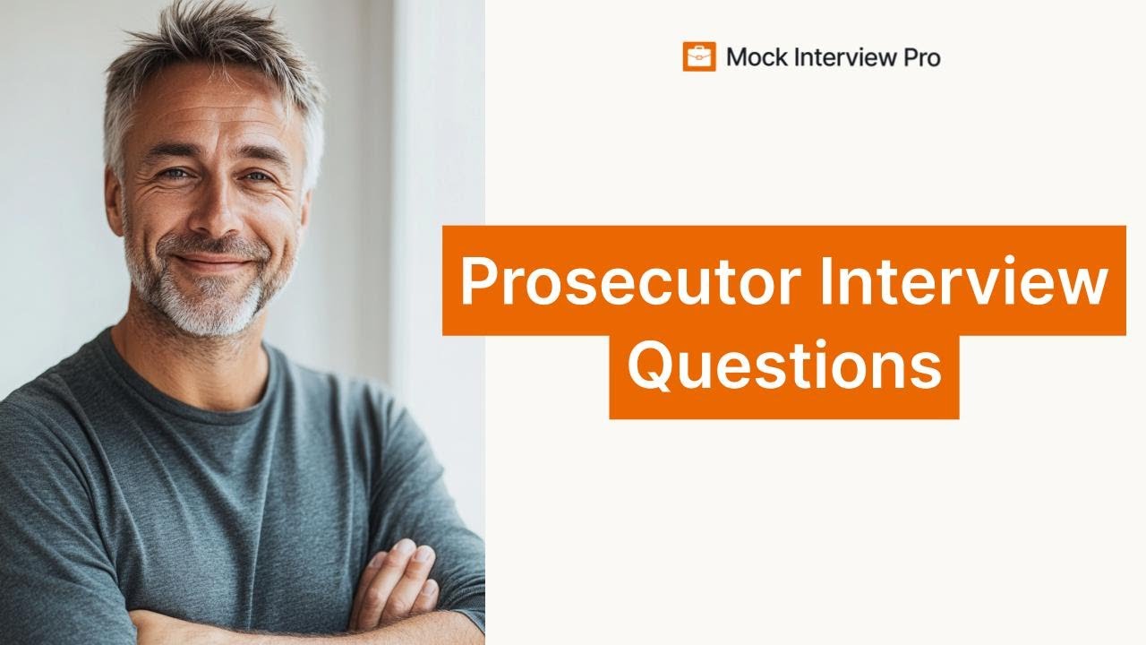 Prosecutor Job Interview Questions and How to Answer Them