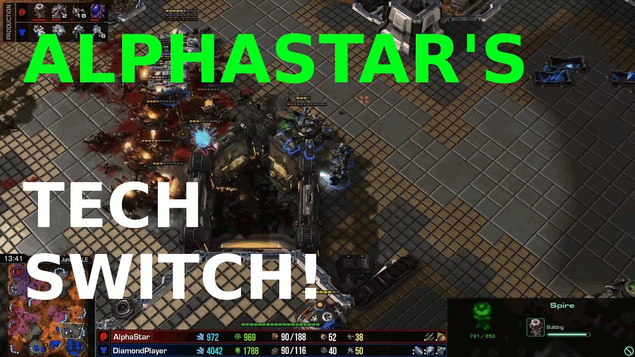 AlphaStar's TECH SWITCH!