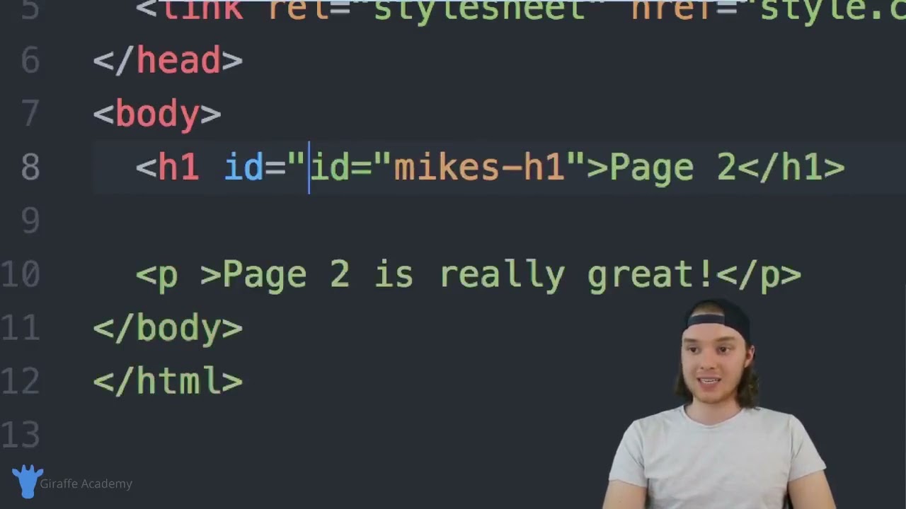 IDs Classes CSS Tutorial 11 | Mike Dane