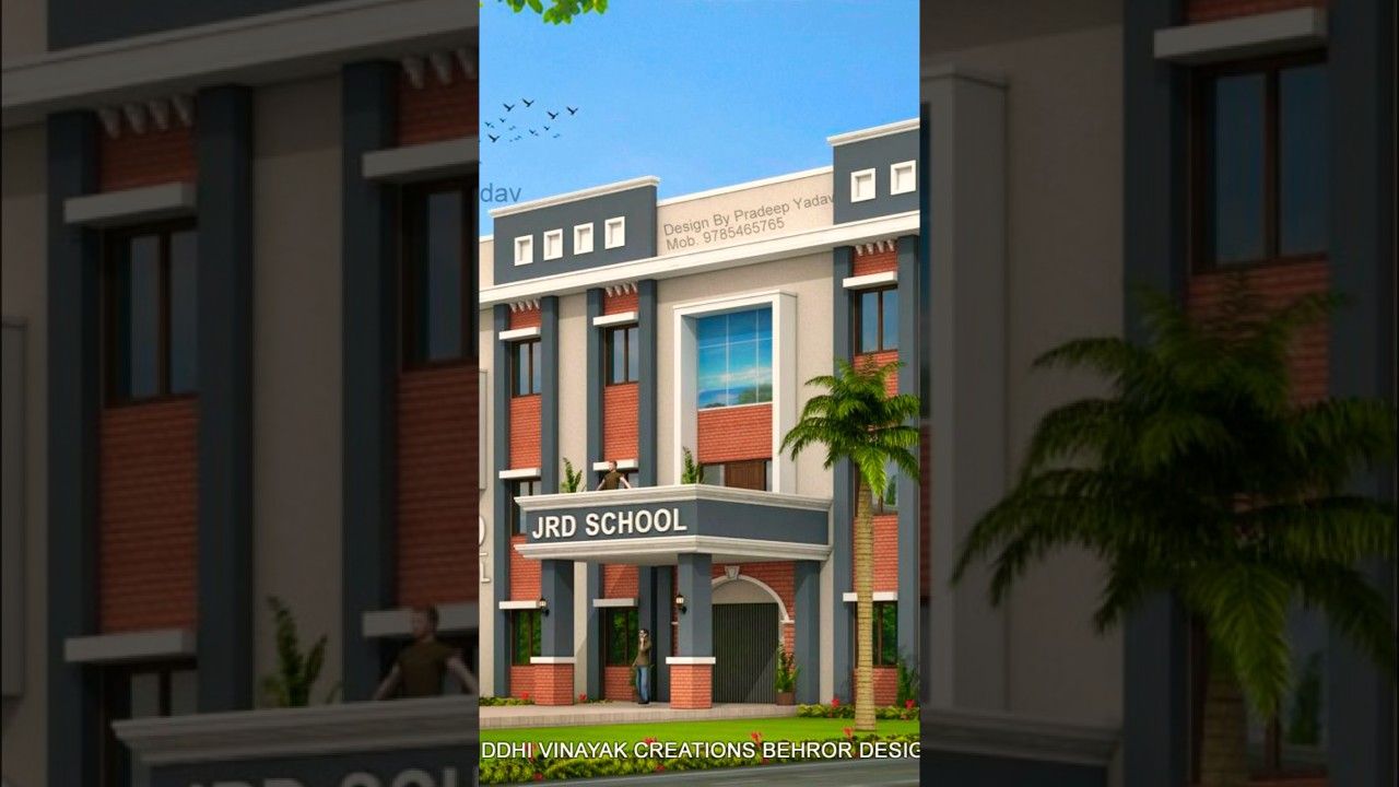 School Building design / School elevation design / School Building elevation #schooldesign
