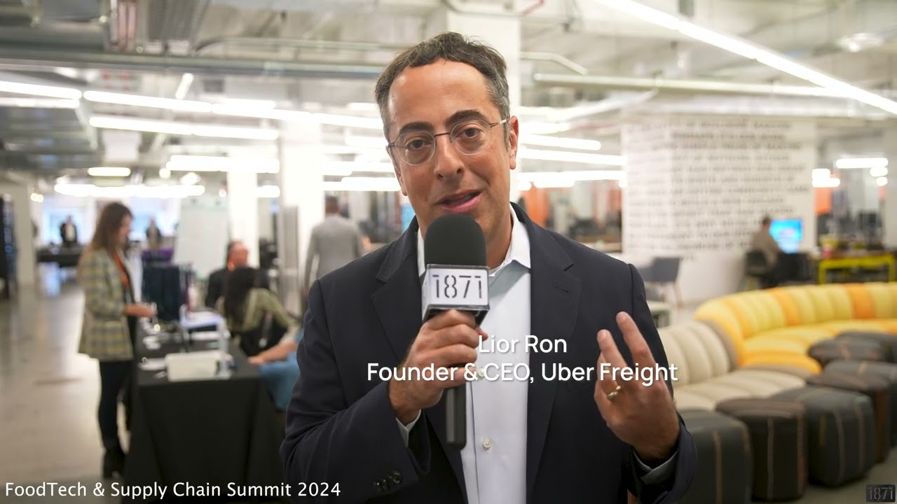 Uber Freight CEO, Lior Ron, at 1871’s Supply Chain Innovation Summit 2024
