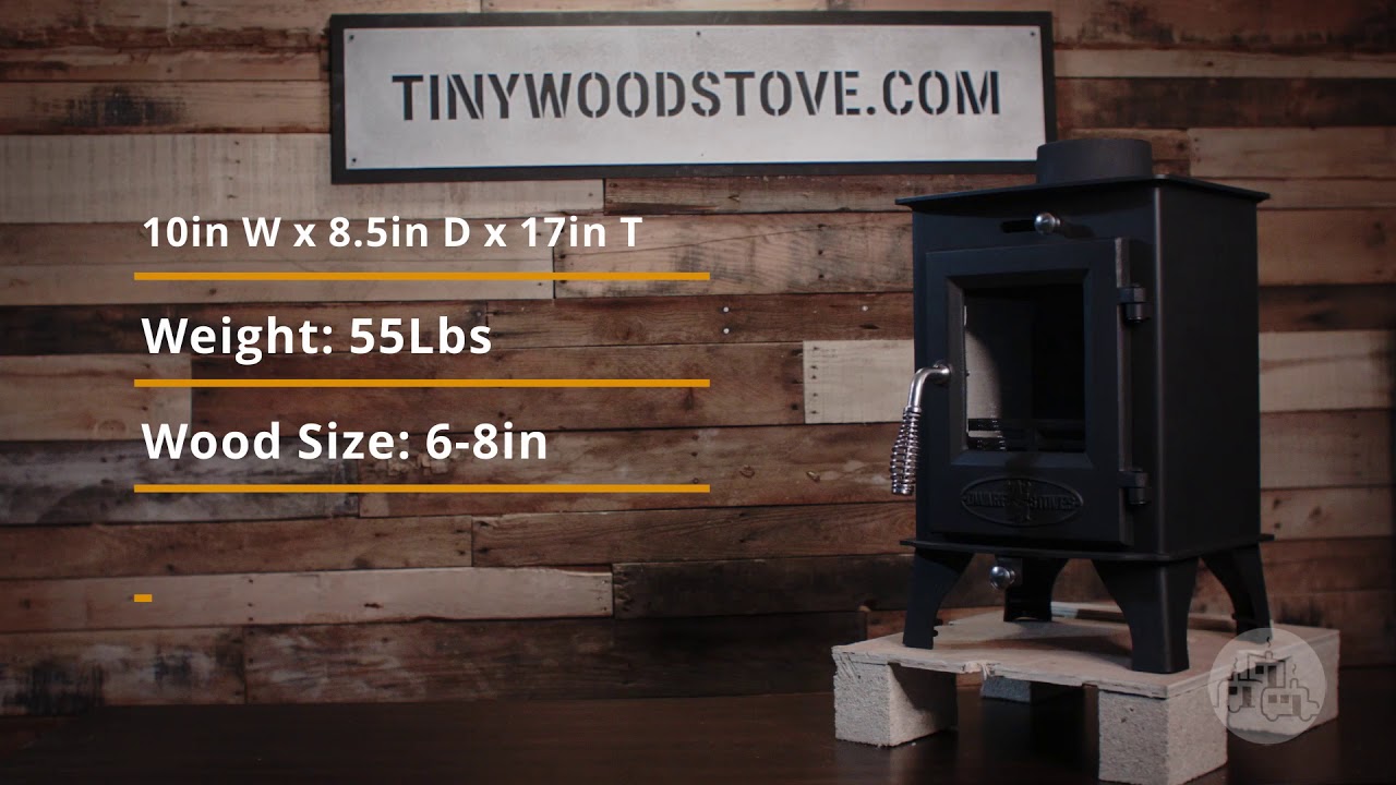 TINY WOOD STOVE: DWARF Model LITE Specs & Features