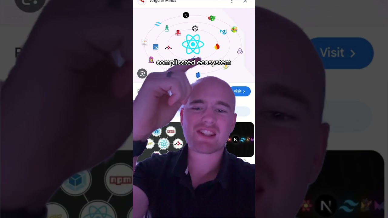 this is why people are so upset with React.js right now #reactjs #webdev #python #coding #html