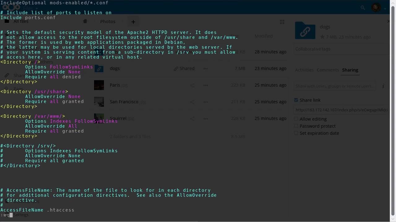 Shorter share links: getting rid of index.php