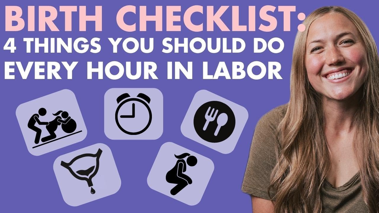 GIVING BIRTH: Do These 4 Things EVERY 60 Min For Easier Labor