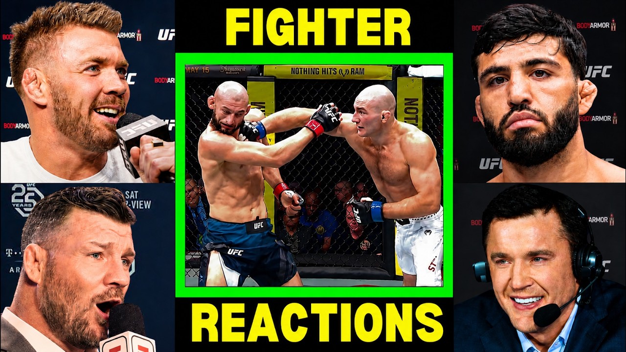 UFC Fighters REACT to Sean Strickland BEATING Khamzat Chimaev | UFC 328