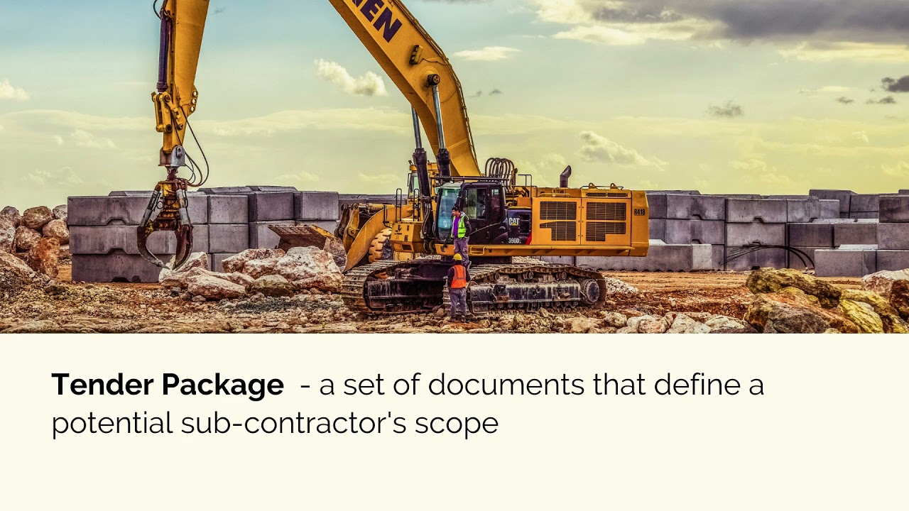 Tender Packages - Construction Procurement Management