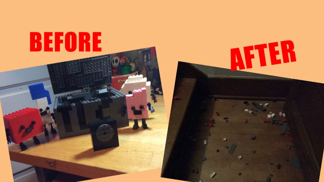 Destroying My BFDI LEGO...