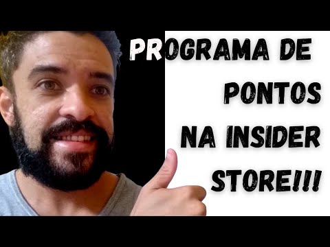 Como Usar O Programa de Pontos Da Insider Store!