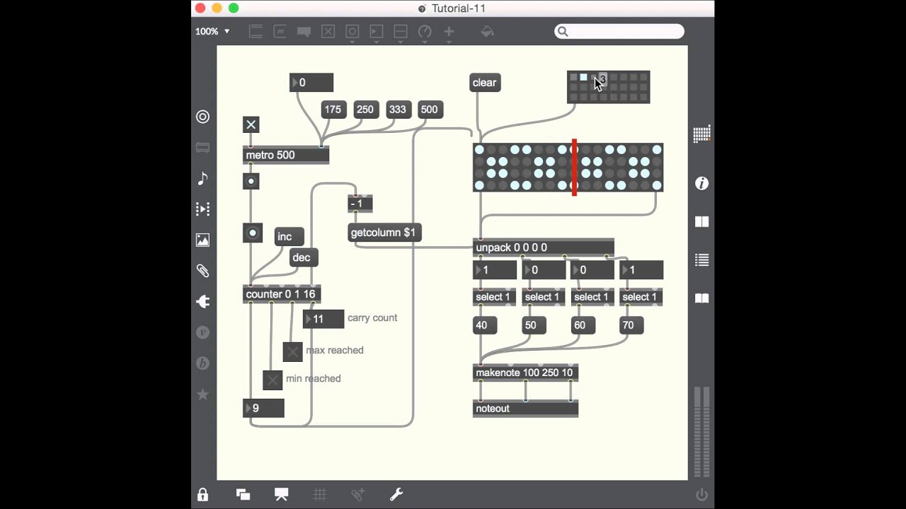 Max7 - Tone Matrix