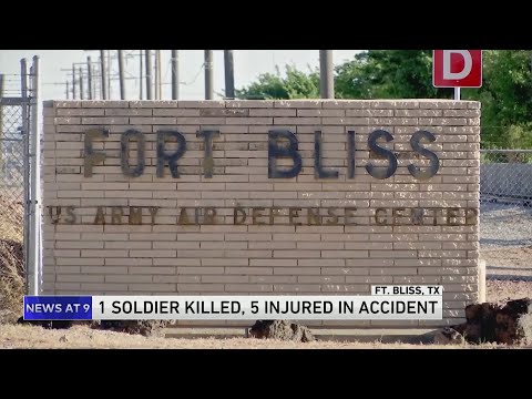 1 soldier killed, 5 injured in non-combat crash at Fort Bliss
