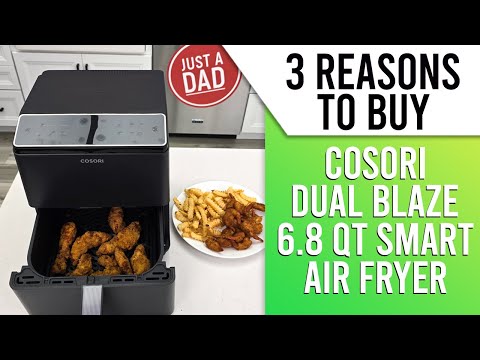Cosori 6.8Qt 12-in-1 Dual Blaze Air Fryer 3 Reasons to Buy
