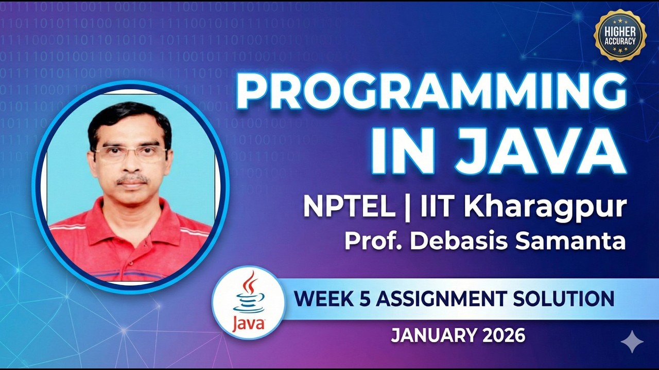 NPTEL Programming In Java Week 5 Assignment Solution Jan 2026 |