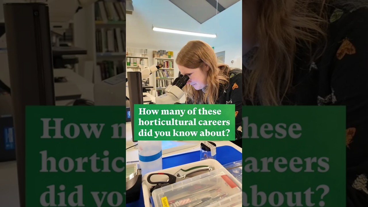 4 horticultural careers you didn't know about (and 1 you definitely did!) #rhs #horticulture