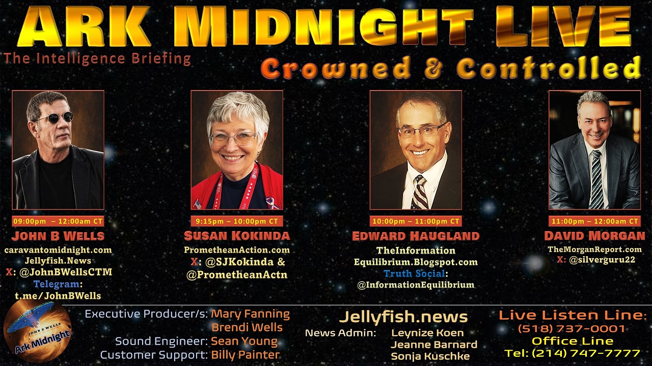 The Intelligence Briefing /Crowned & Controlled - John B Wells LIVE