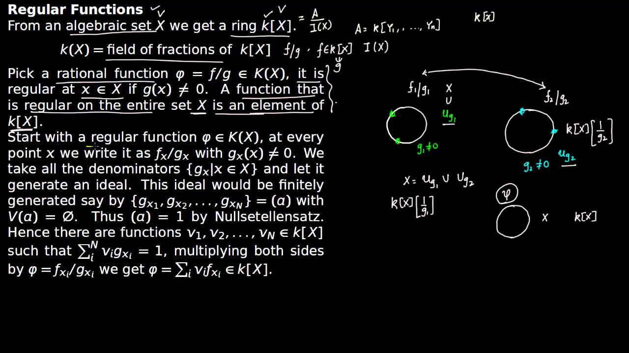 6  Regular Functions