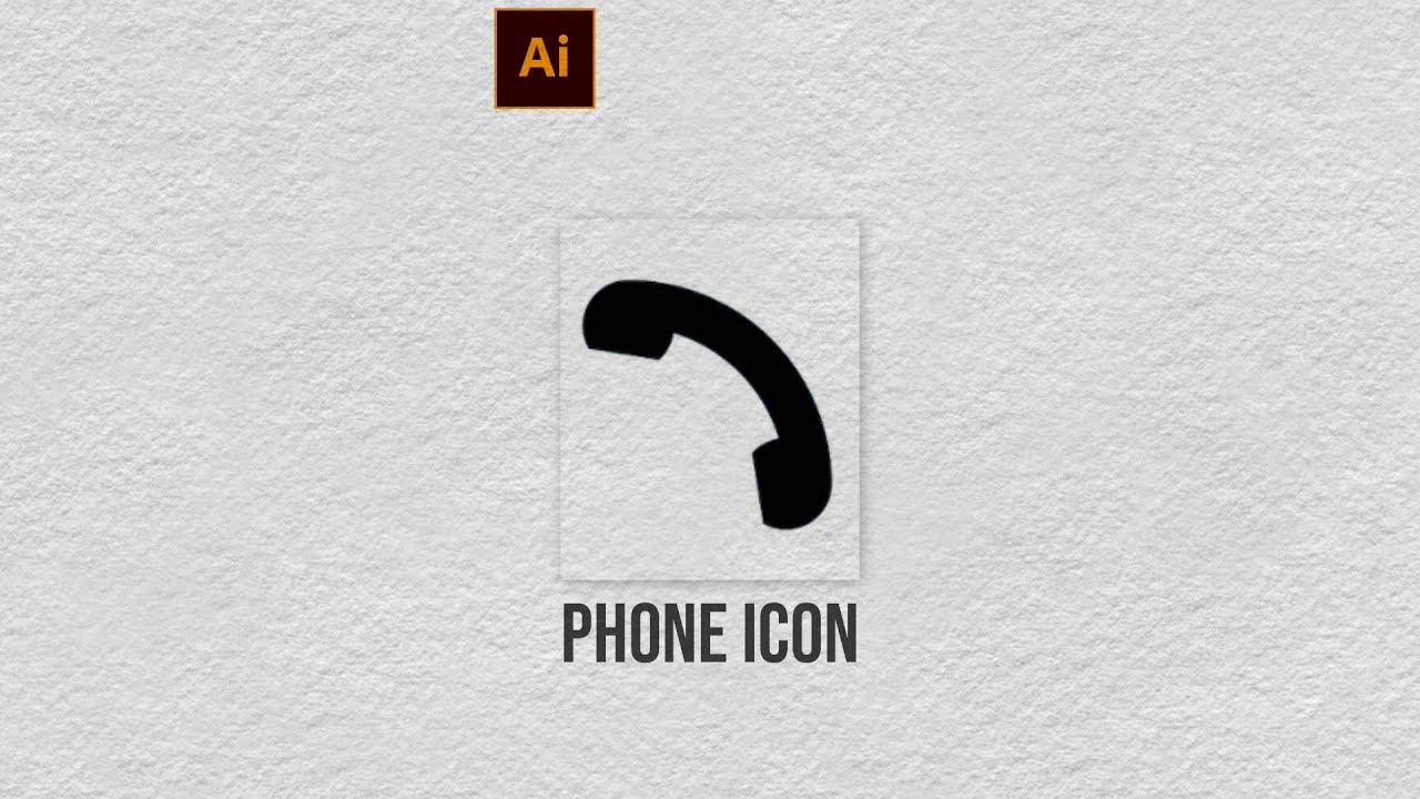 How to Create Phone Icon in Adobe Illustrator #short #shorts