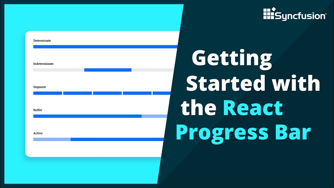 Getting Started with the React Progress Bar Component
