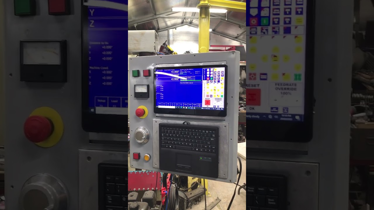 Chinese CNC controller replaced Centroid Acorn.