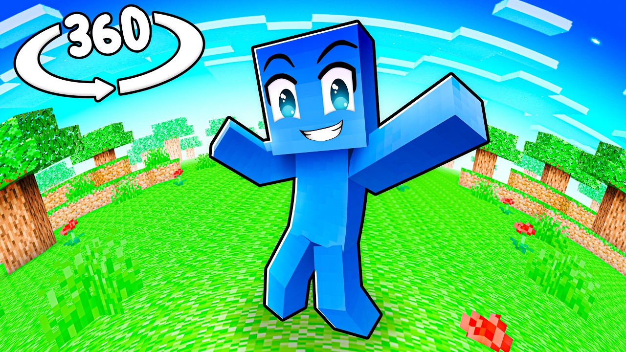 Joining DOODLE'S WORLD In Minecraft! [360]