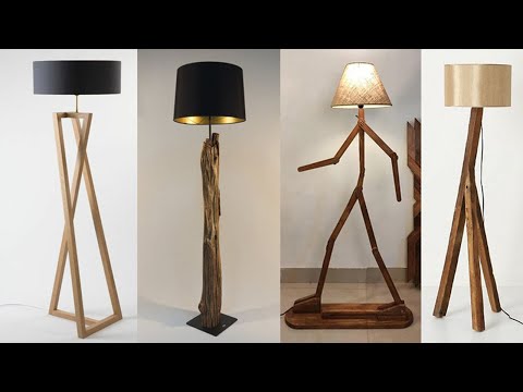Wooden Floor Lamp Ideas / Diy Lamp