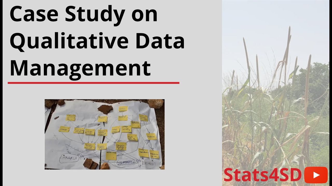 Data Management: Case Study on Qualitative Data Management